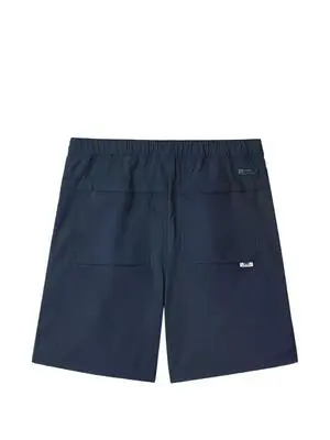 CHOCOOLATE Logo-patch Belted Shorts - Blue
