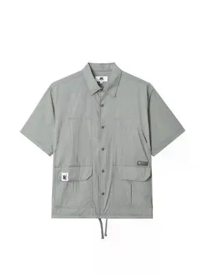 CHOCOOLATE Drawstring-hem Short-sleeve Shirt