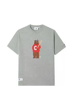 CHOCOOLATE Bear-print T-shirt - Grey