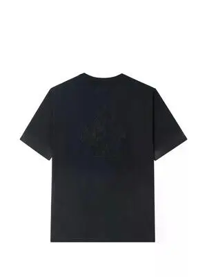 Izzue Spade-patch T-shirt - Black