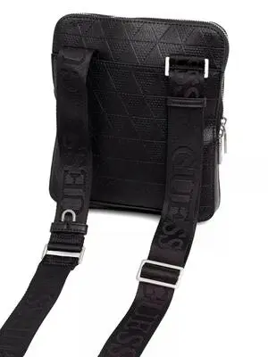 Guess Torino Geometric-embossed Messenger Bag