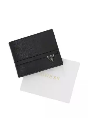 Guess Monaco Logo-plaque Pebbled Wallet