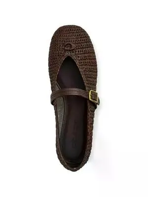 COACH Sculpted C Mary Jane Ballet Flats