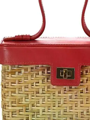 Poolside The Box Woven Top-handle Tote Bag