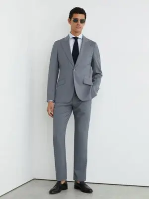 REISS Oscar Classic Fit Virgin Wool Single-breasted Classic-fit Suit Blazer