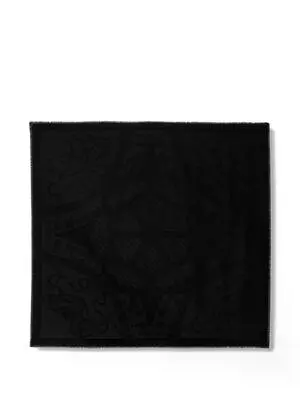 Guess Dita Logo Frayed Scarf - Black