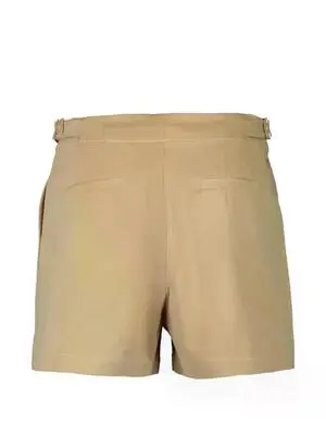 Ulla Johnson Belted Pleated Shorts