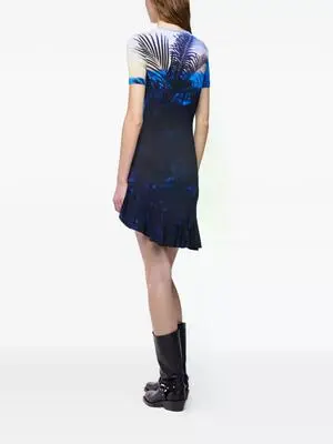 Rabanne Sunset-print Mini Dress