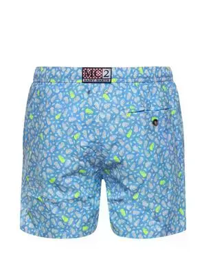 MC2 SAINT BARTH Jellyfish Print Swim Shorts