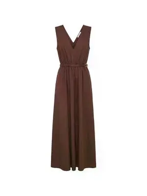 Patrizia Pepe Belted Maxi Dress