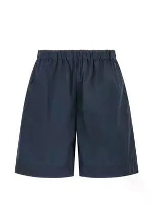 XACUS Elasticated Wide Leg Shorts - Blue