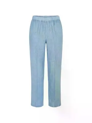 120% Lino Straight Leg Pants For Women