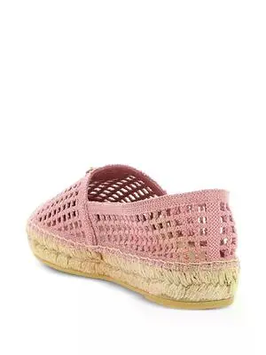 Prada Crochet-knit Espadrilles - Pink