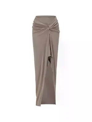 OUDE WAAG Twist-detail Draped Skirt