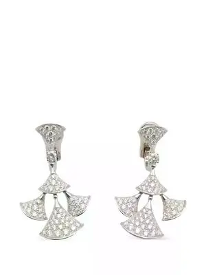 Bvlgari Pave Earrings