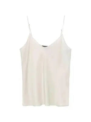 Lorena Antoniazzi Satin Finish V-neck Top