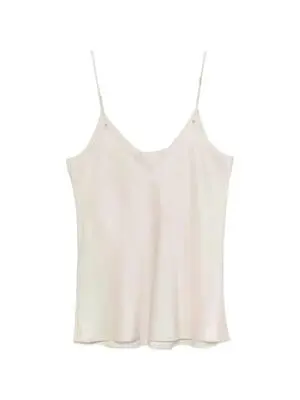 Lorena Antoniazzi Satin Finish V-neck Top