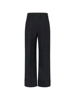 Incotex Pressed-crease Turn-up Trousers