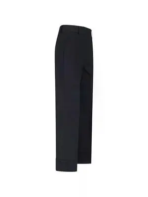 Incotex Pressed-crease Turn-up Trousers
