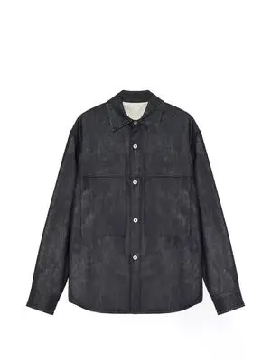 JIL SANDER Contrast-stitch Denim Shirt