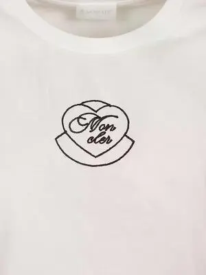 Moncler Logo-embroidered T-shirt