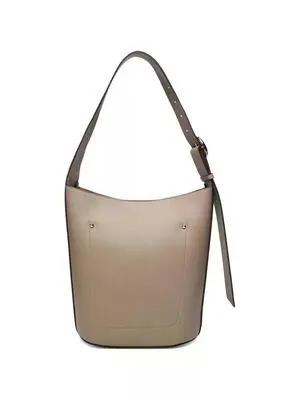 Guess Triangle Logo Shoulder Bag - Neutrals