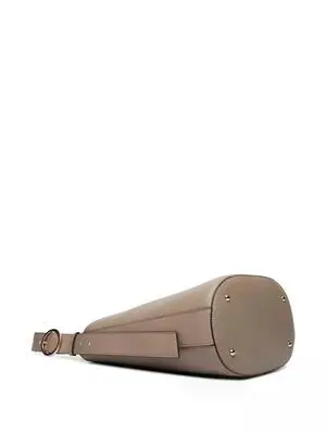 Guess Triangle Logo Shoulder Bag - Neutrals