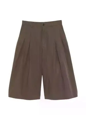 AMOMENTO Pleated Tailored Shorts