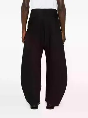 AMOMENTO Curved-seam Trousers