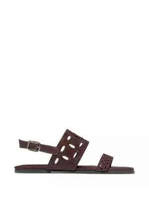 Bernardo Orla Cutout Sandals - Brown