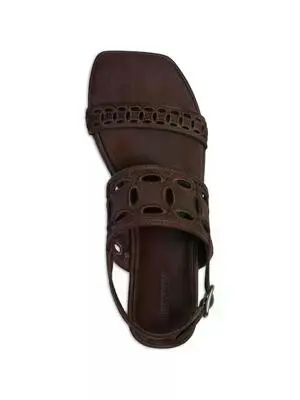 Bernardo Orla Cutout Sandals - Brown