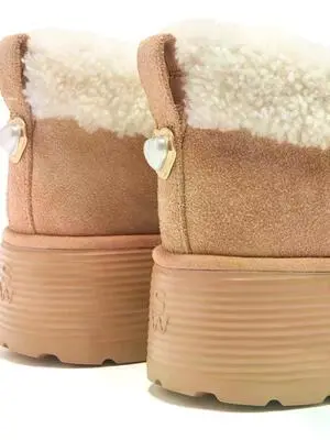 STUART WEITZMAN Shearling Platform Boots