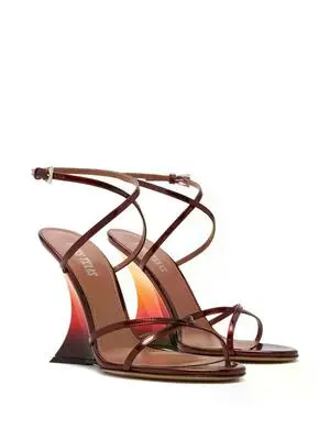 Paris Texas 105mm Nina Wedge Heeled Sandals