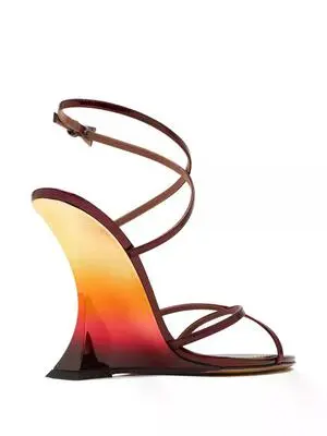 Paris Texas 105mm Nina Wedge Heeled Sandals