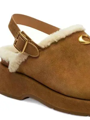 COACH 60mm Buckle-strap Mules