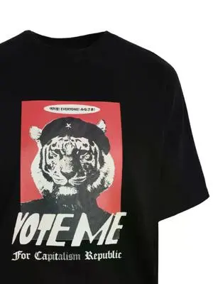 TEE LIBRARY Vote Graphic-print Cotton T-shirt