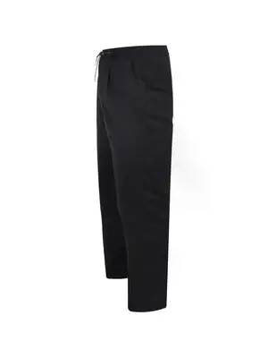 Luciano Barbera Drawstring Pleated Trousers - Grey
