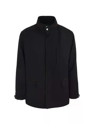 Luciano Barbera Techno High-neck Coat