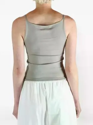 AMOMENTO Spaghetti-strap Top - Grey