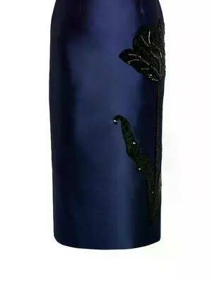 Erdem Mikado Boat-neck Midi Dress