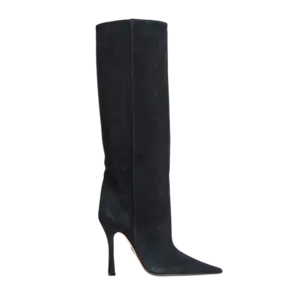 Gucci Stiletto Leather Boots - Black
