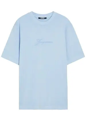Jacquemus Le Tshirt Pigmento Cotton T-shirt - Blue