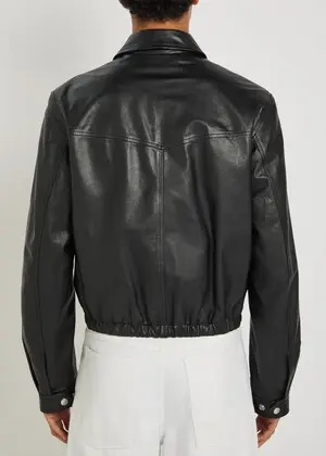 LEMAIRE Leather Biker Jacket