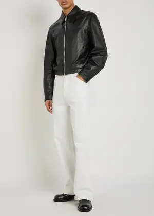 LEMAIRE Leather Biker Jacket