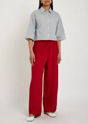 Maria Mcmanus Wide-leg Woven Trousers
