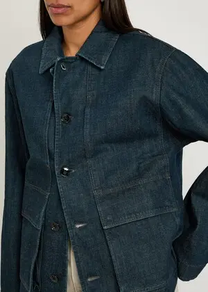 LEMAIRE Boxy Denim Overshirt - Indigo
