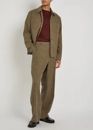 LES DEUX Randall Straight-leg Woven Trousers
