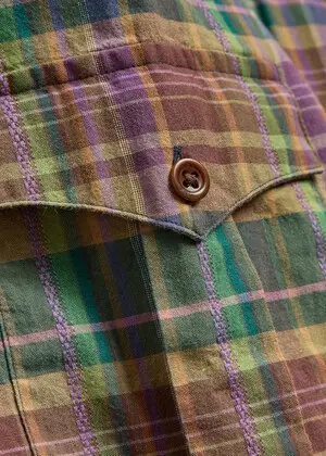 Polo Ralph Lauren Plaid Cotton Shirt - Brown
