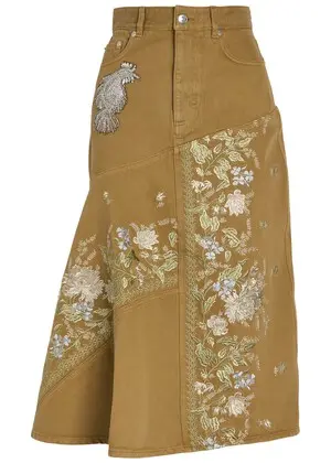Erdem Belted Skirts