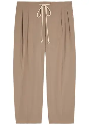 Maria Mcmanus Barrel-leg Cotton-poplin Trousers